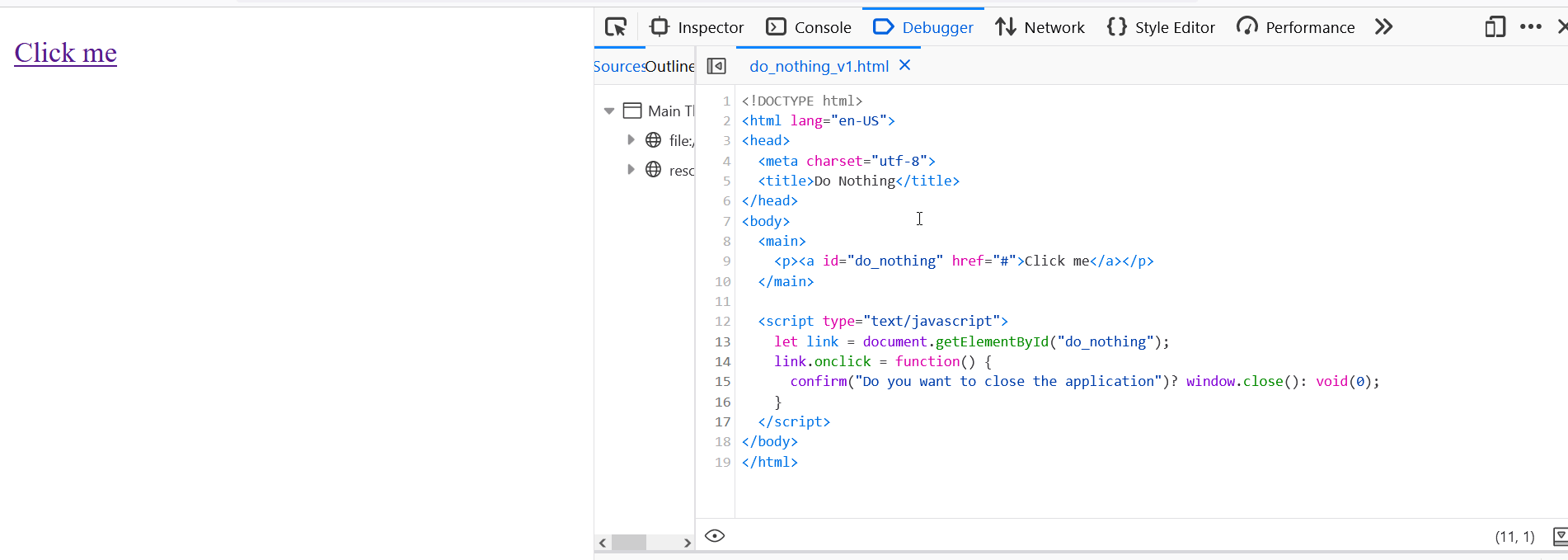 Define Do Nothing To Keep User On The Same Page In Javascript Delft Stack